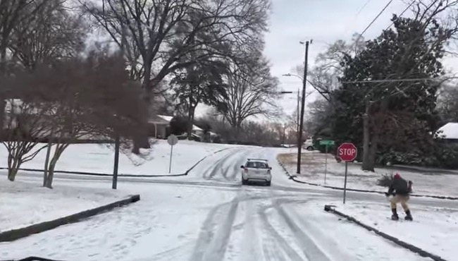North Carolina Got Some Snow Over The Weekend And This Raleigh Bro ...