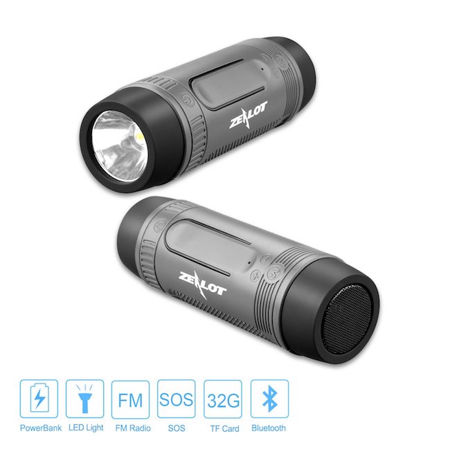Simptech Bluetooth Speaker And Flashlight Is The Perfect Companion For ...