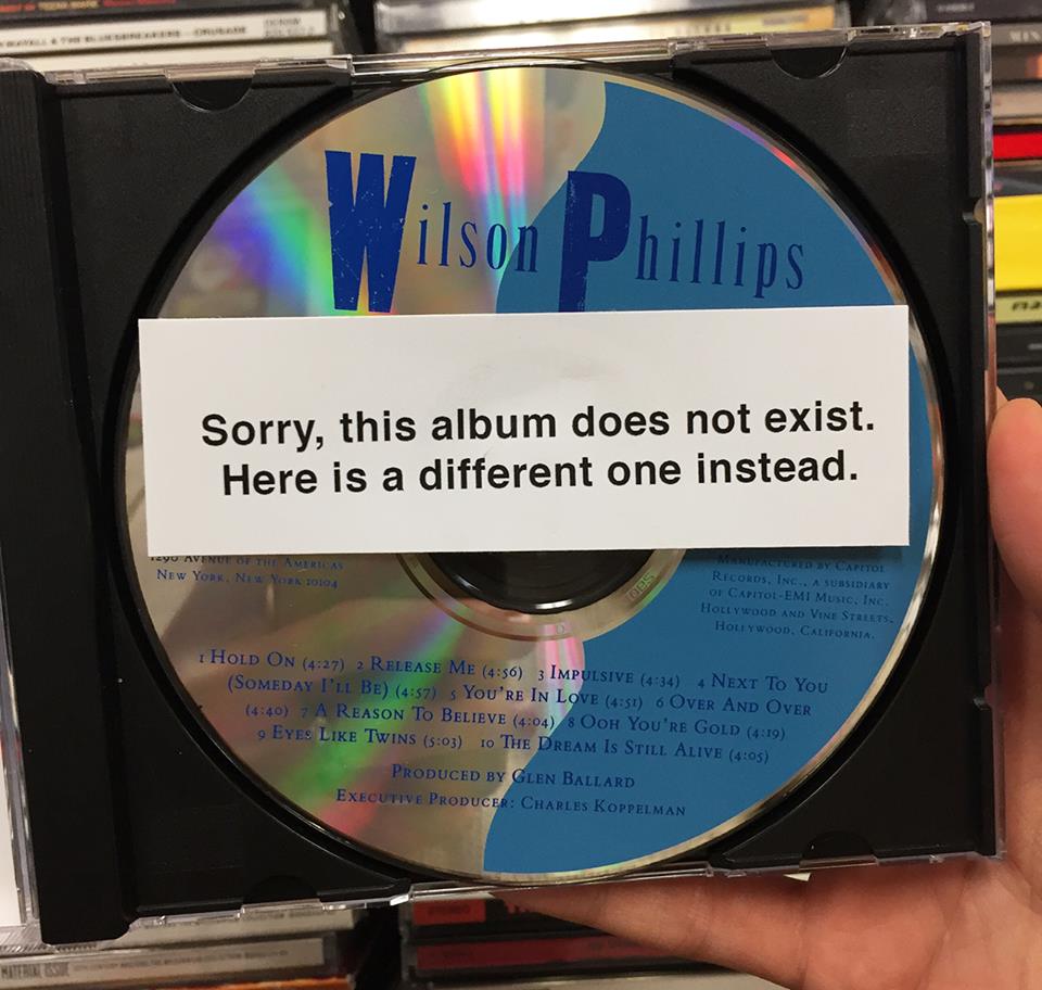 Bro Sneaks Fake CDs Into Local Music Store And These Album Covers Are ...
