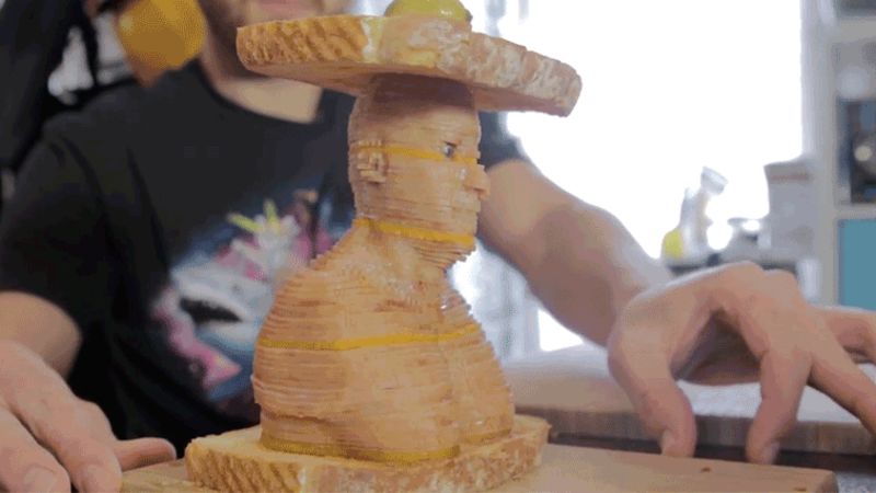 Someone Used Lasers To Make A Ham And Cheese Sandwich Shaped Like Vin ...