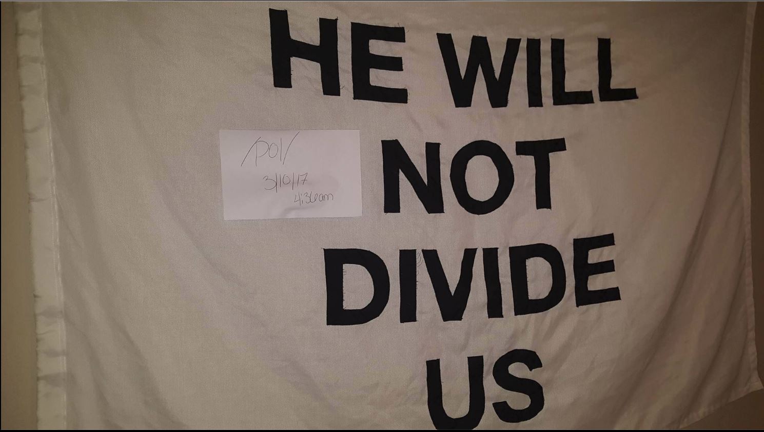 Shia Labeouf’s 'He Will Not Divide Us' Project Flew A Flag In Secret ...