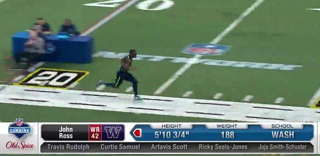 Washington's John Ross May Have Broken Chris Johnson's NFL Combine 40 ...