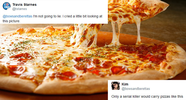 The Internet Cannot Believe How This Guy Carries His Pizza Because It's ...