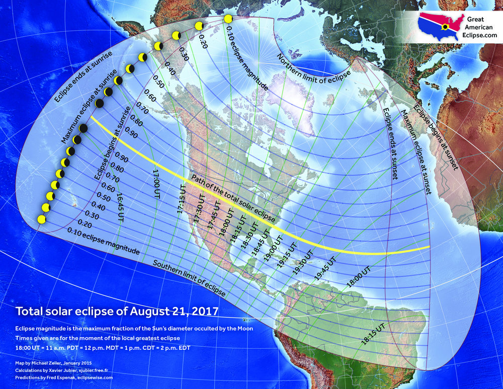 For First Time In 99 Years A Solar Eclipse Will Cross The U.S. - How ...
