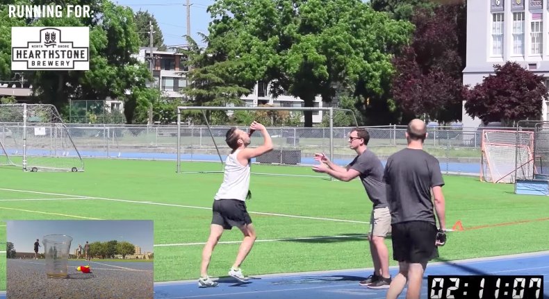 Four Canadians Broke The Beer-Mile Relay World Record While ONLY ...