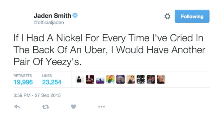 Here Are 15 Jaden Smith Tweets That You Should Definitely Use As Pick ...