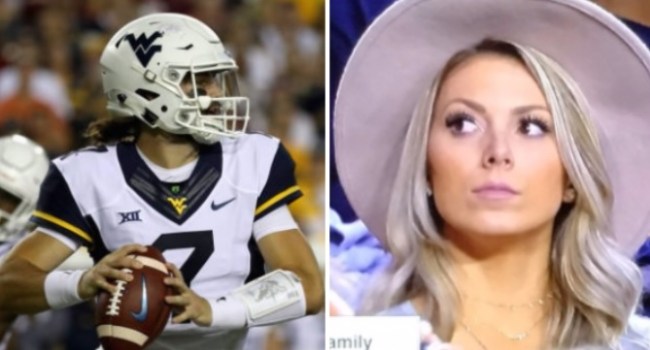 The Internet Went Nuts Over WVU QB Will Grier's Stunningly Gorgeous ...
