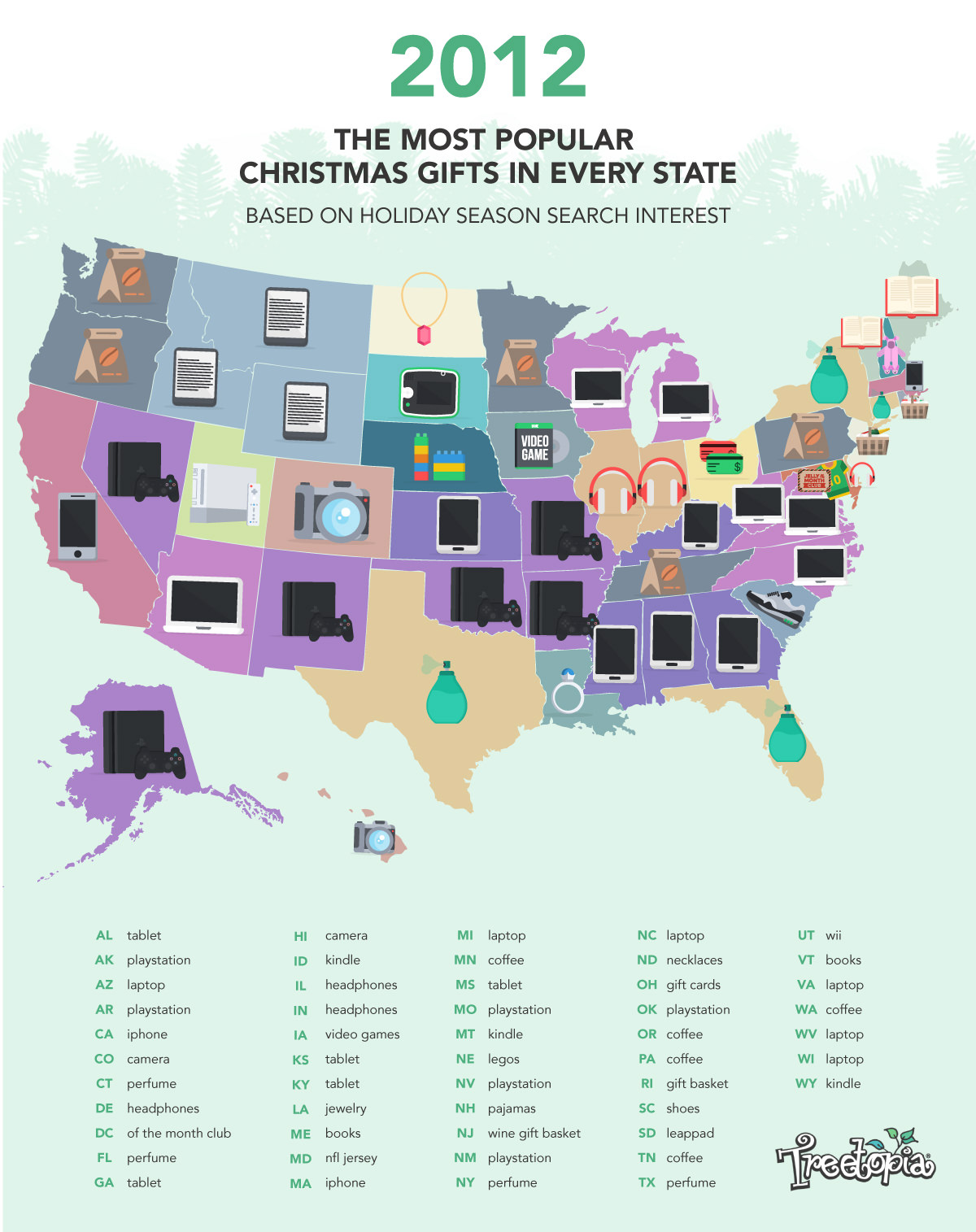 These Maps Of The Most Searched Christmas Gift In Each State Make Me ...