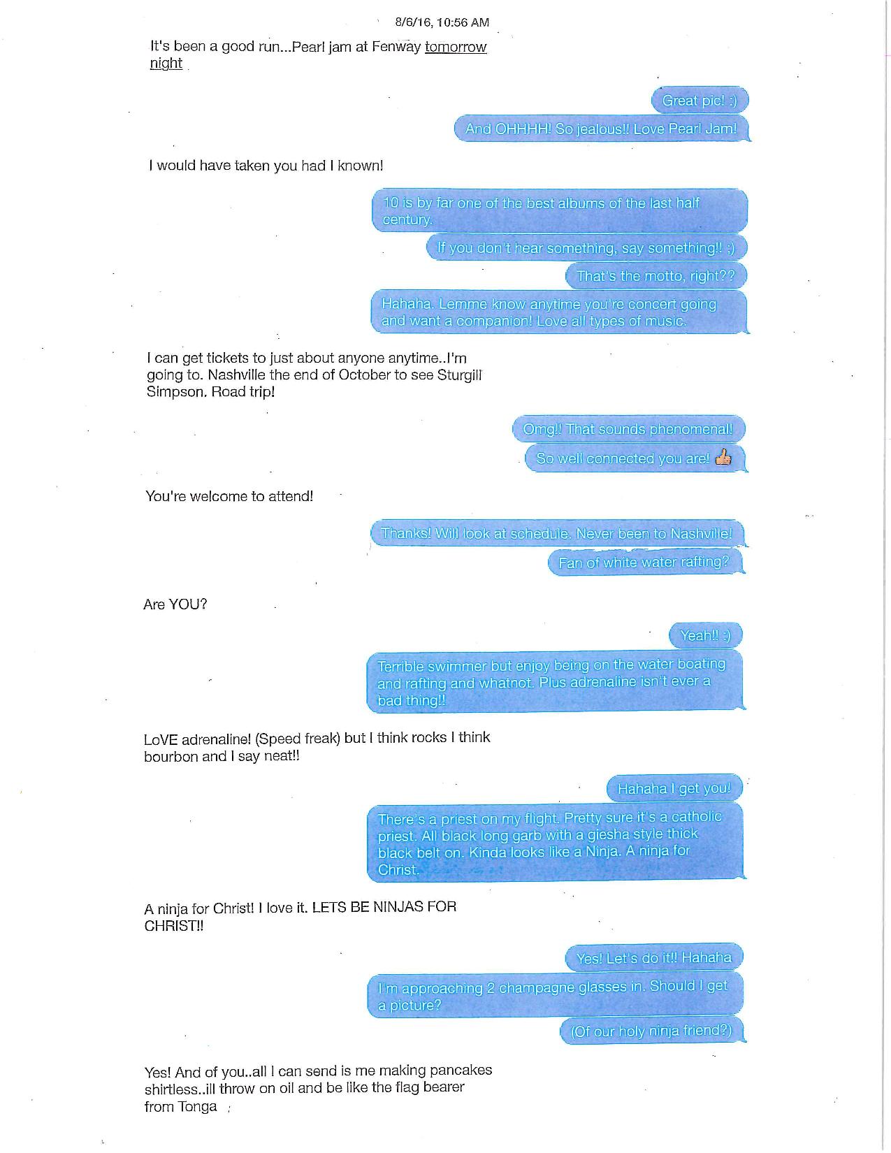 ESPN Releases Text Messages Between John Buccigross And His Accuser In ...
