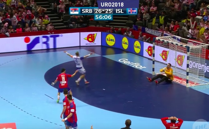 Take A Seat Because This Gloriously Athletic Handball Highlight Is ...