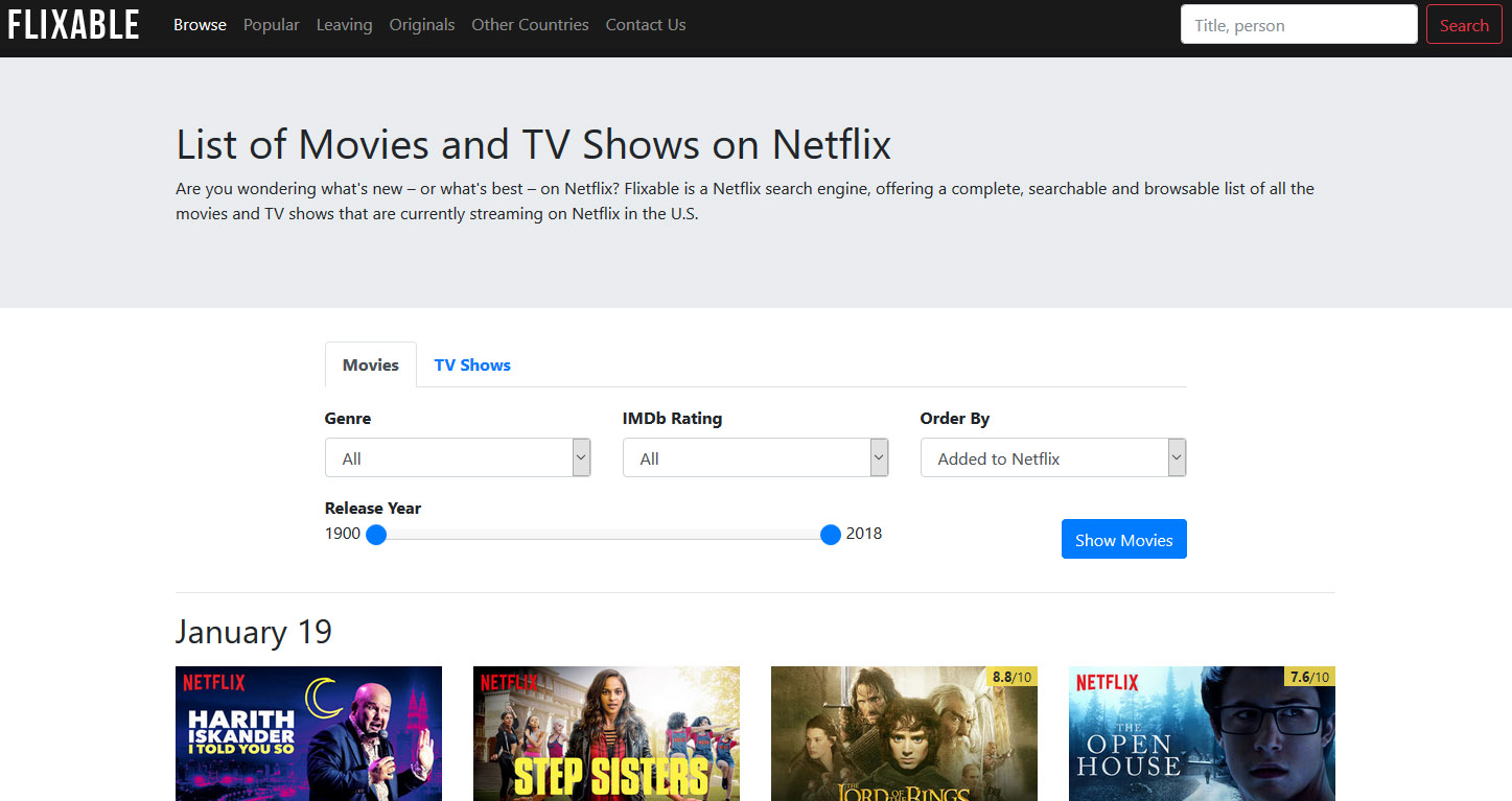 This New Web Site FINALLY Makes Searching Netflix Not Feel Like An ...