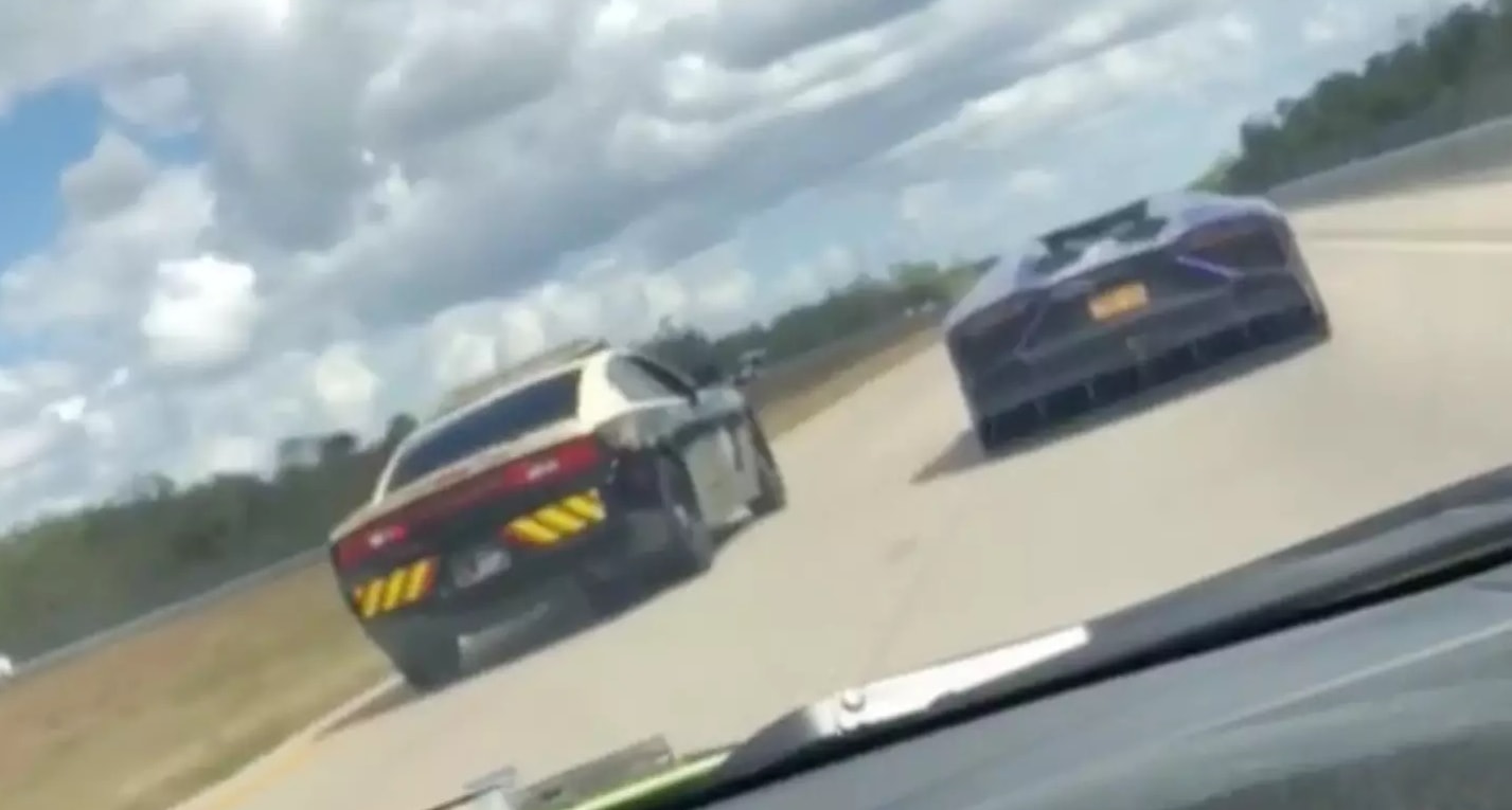 Video Captures Florida Highway Patrol Car Racing A Lamborghini ...