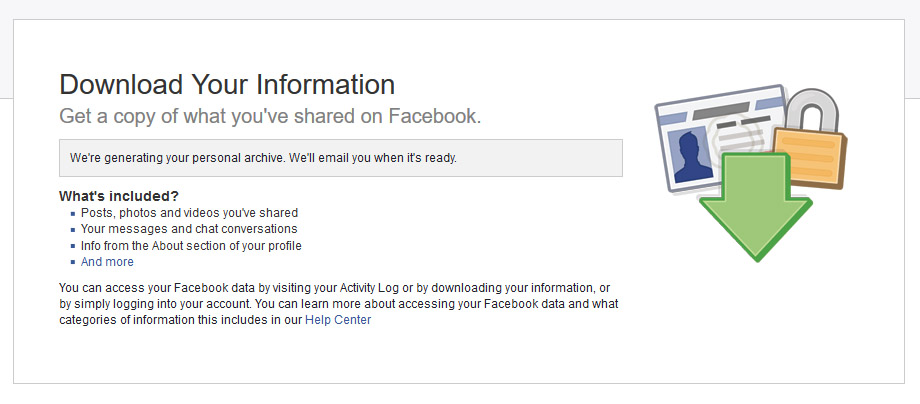 How To Download And View The Massive Amount Of Information Facebook ...