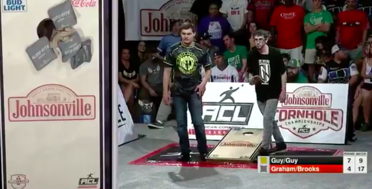 Is This The Craziest Cornhole Shot Of All Time? - BroBible