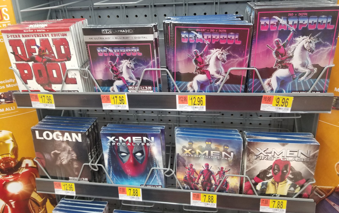 Deadpool Hijacked Fox's Blu-ray Covers To Celebrate The Release Of His ...