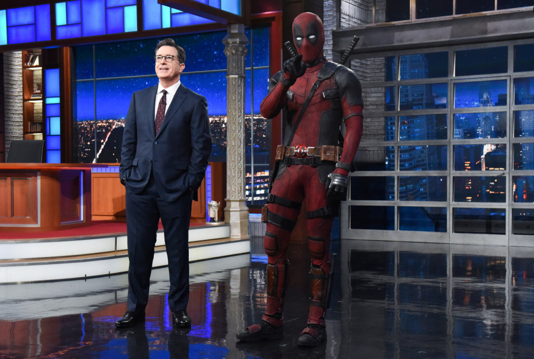 Deadpool Crashed Stephen Colbert's Monologue And Hard To Believe, But ...