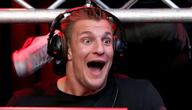 Gronk Finally Started Training For Football... Just Kidding, He Took BP ...