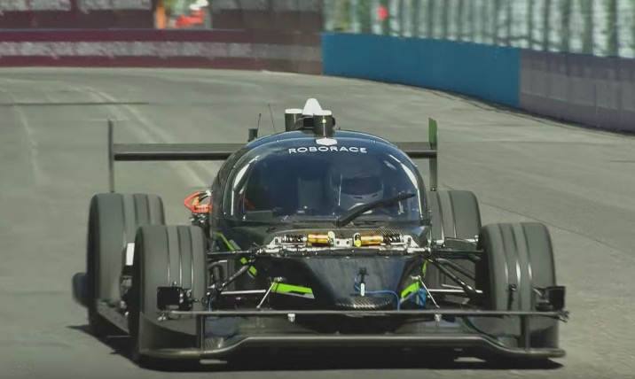 Man Versus Machine: Pro Driver Races Against Driverless Autonomous Race ...
