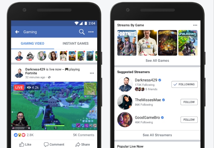 Facebook Unveils New Gaming Streaming Hub Fb.gg To Steal 'Fortnite ...