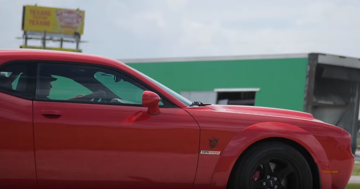 Hearing The Beastly Roar Of A Hennessey HPE1000 Engine In A 2018 Dodge ...