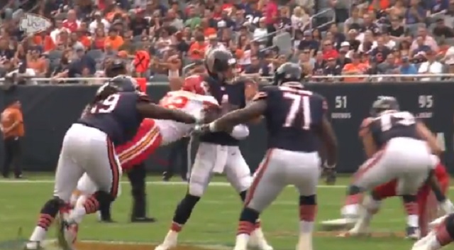NFL Fans Angry At New Roughing The Passer Rule In Bears Preseason Game