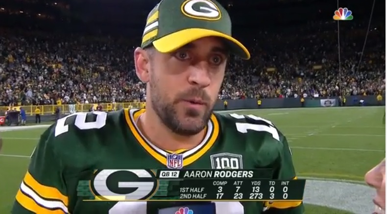 Aaron Rodgers Developed A Strange Southern Accent During His Postgame ...