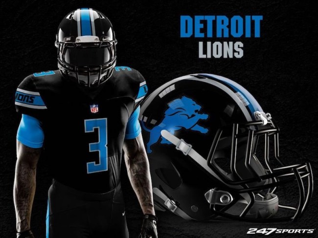 Artist Designs Special 'Blackout' Uniforms For Every NFL Team And They ...