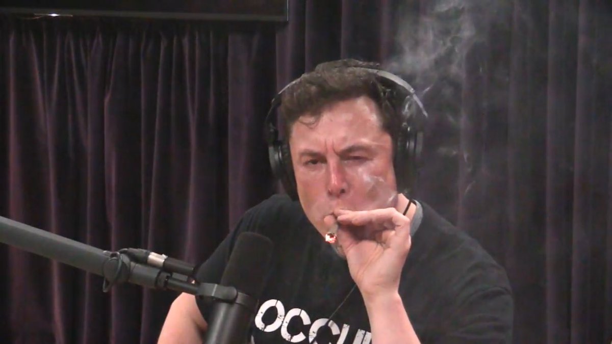 Here's A Video Of Elon Musk Smoking A Blunt With Joe Rogan On A Late ...