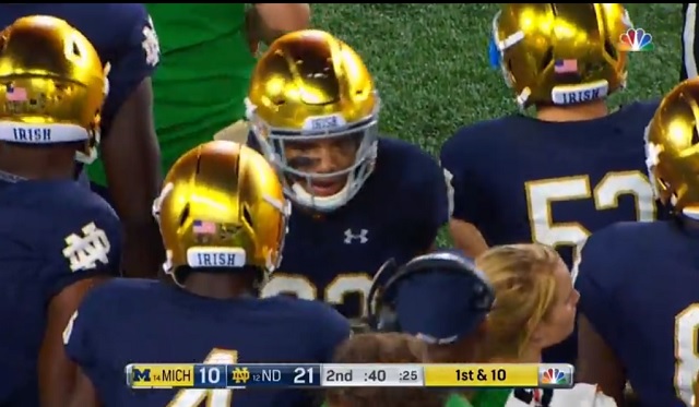College Football Fans Are Annoyed With NBC's Yellow Down And Distance ...