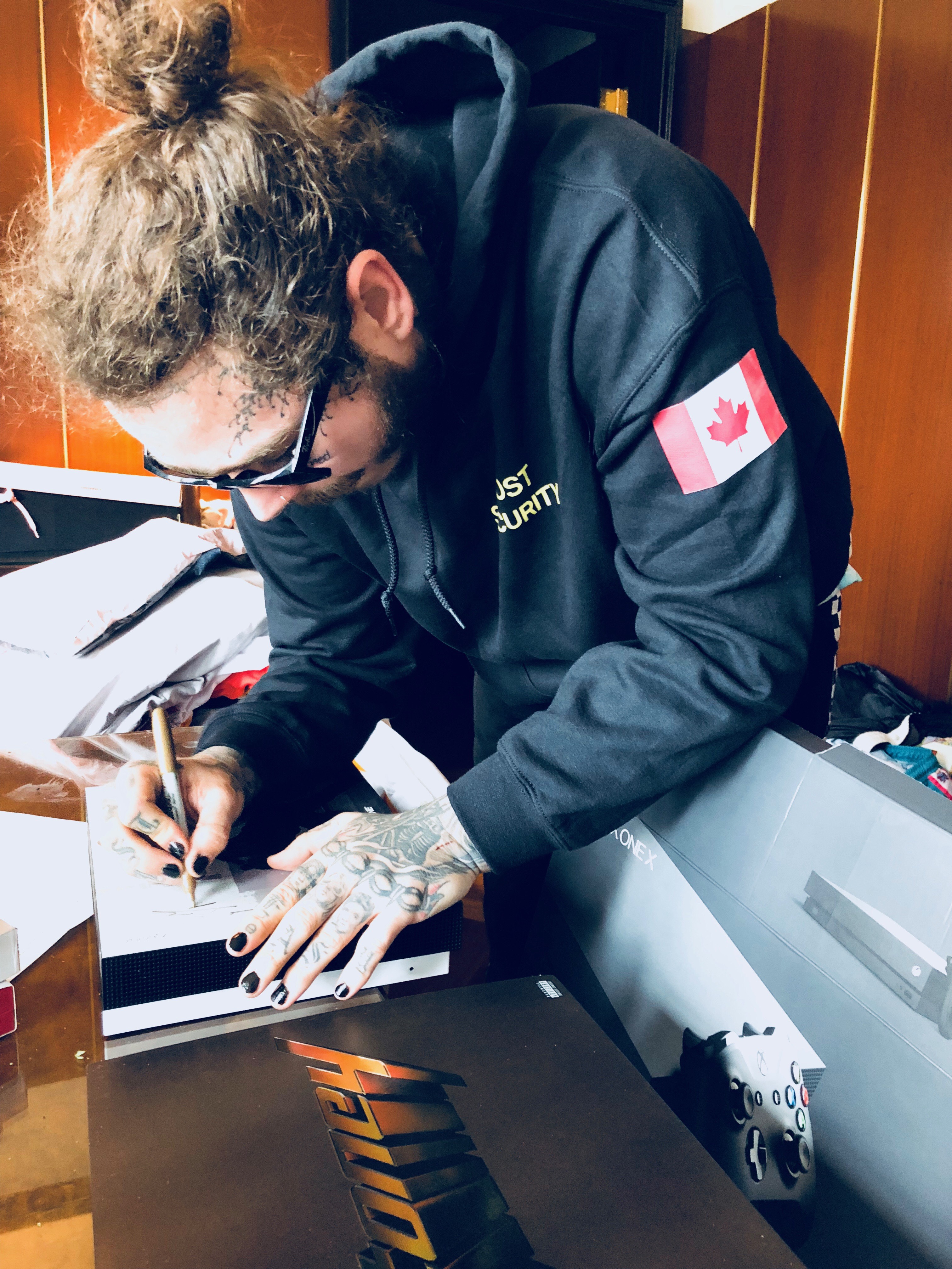 Bid On Awesome Custom Xbox One X Consoles Signed By The Rock, Post ...