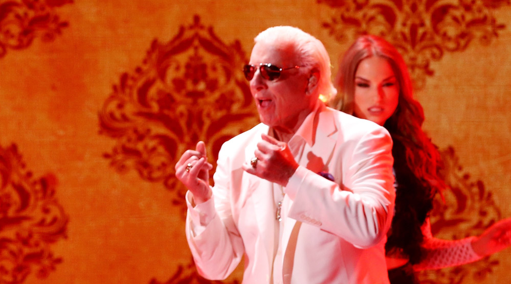 The Legend Ric Flair Rolled Down The Aisle Of His Fifth Wedding To 'Ric ...