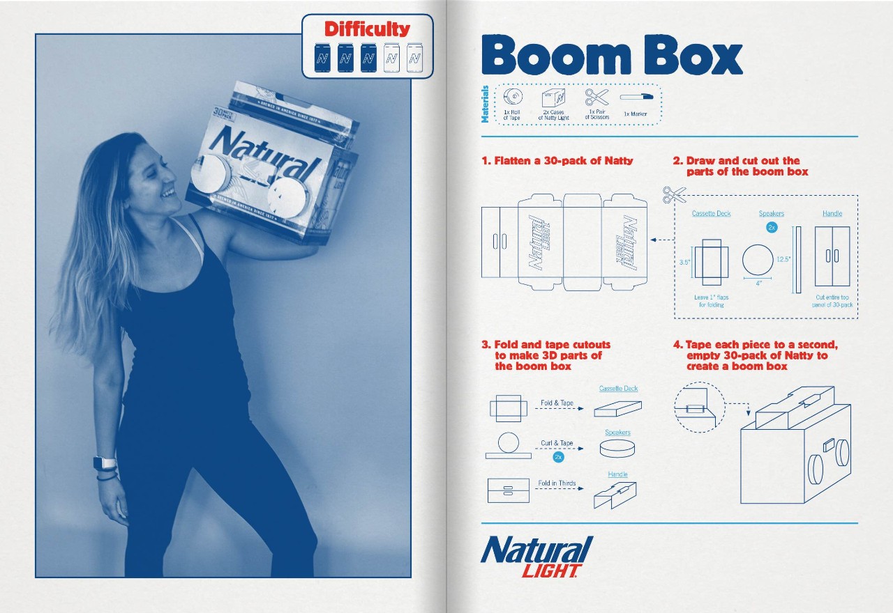 Get An Amazing Last-Minute Halloween Costume Using Natty Light Boxes ...