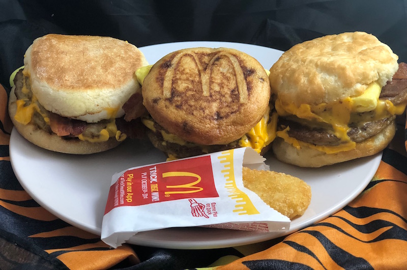 I Tried To Eat All Of McDonald's New Triple Breakfast Stacks In One ...