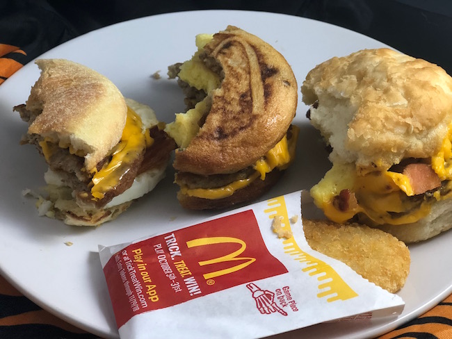 I Tried To Eat All Of McDonald's New Triple Breakfast Stacks In One ...