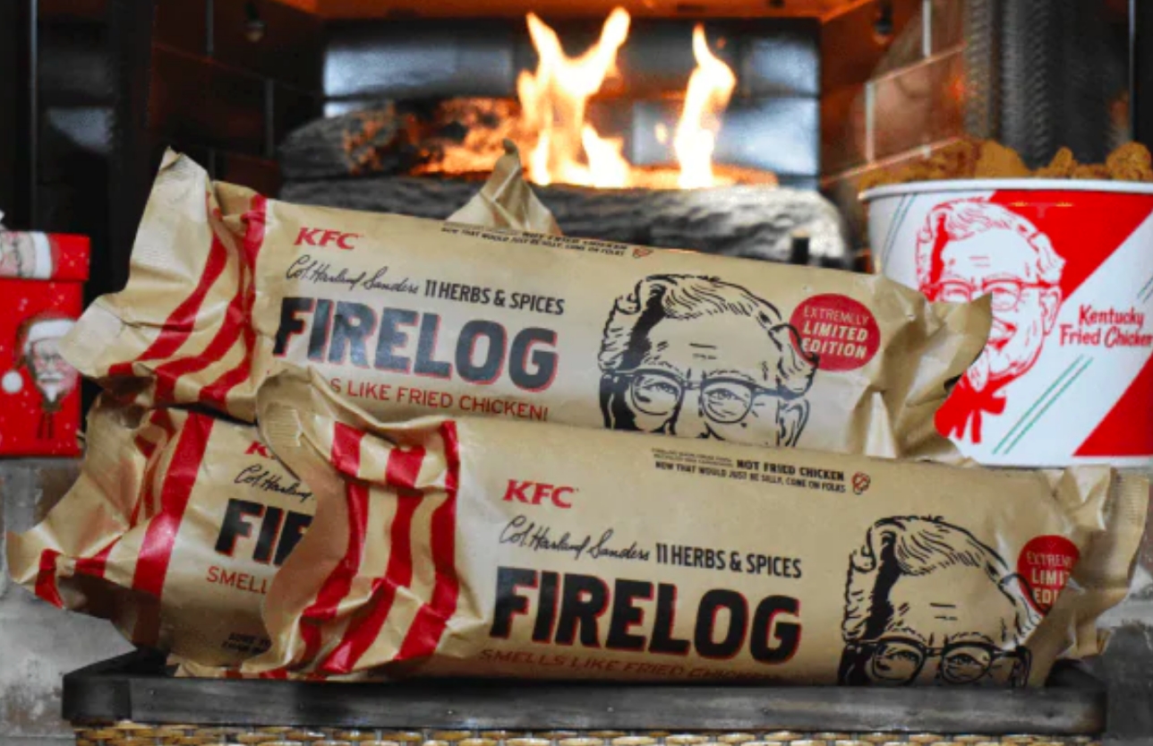 All I Want For Christmas Are These KFC Logs That Smell Like Heavenly ...