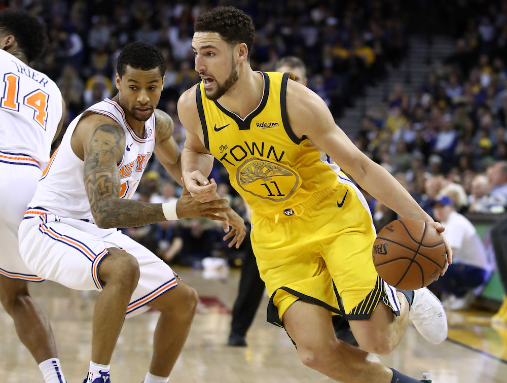 Klay Thompson's Insane Points-Per-Dribble Stat From Last Night Is Here ...