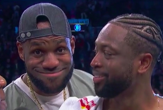 LeBron Crashed Dwyane Wade's Final Postgame Interview And Inspired Some ...