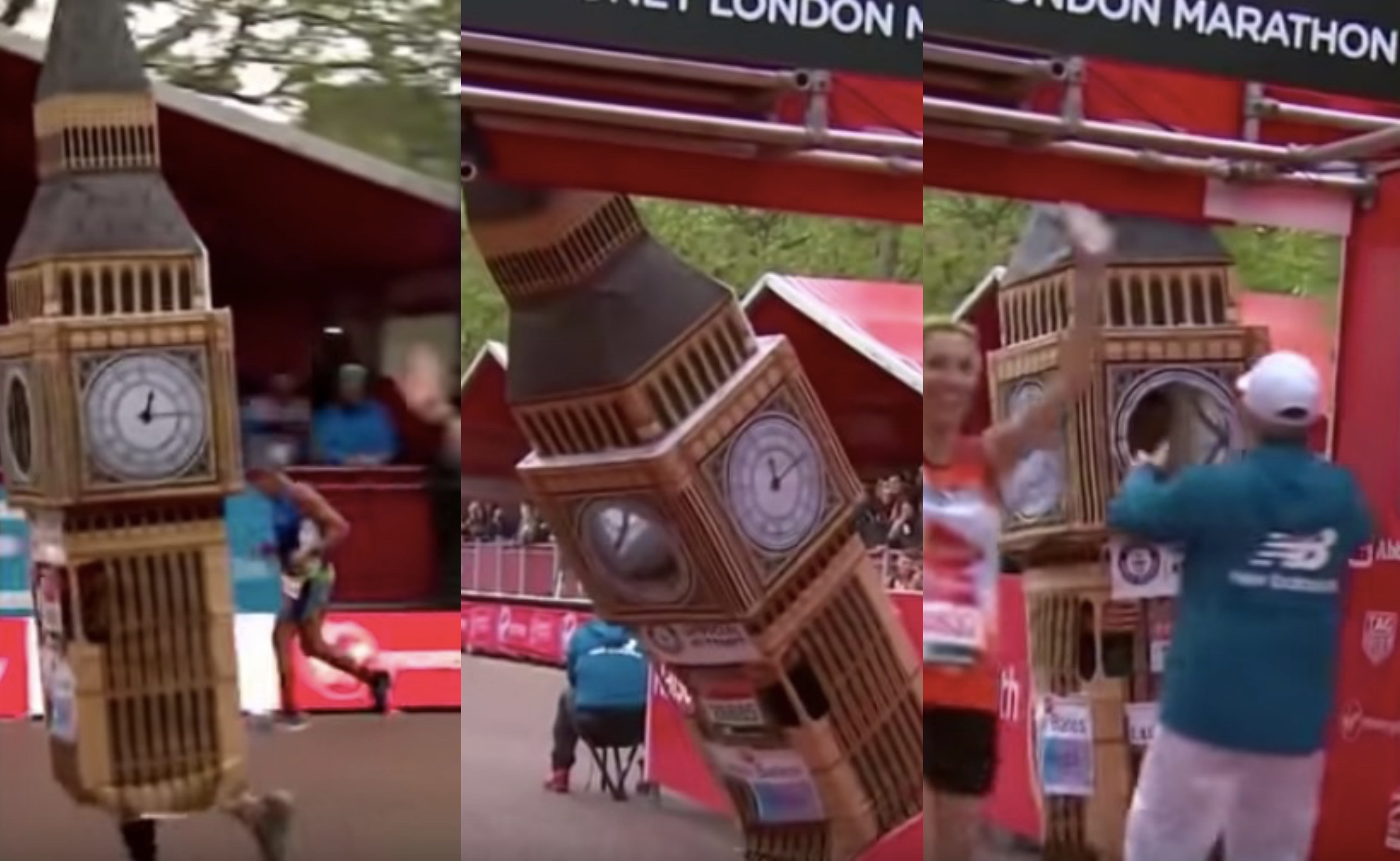 A Guy Ran The 26.2 Mile London Marathon In A Big Ben Costume And ...