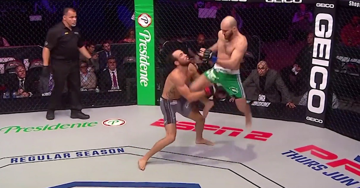 This Devastating Flying-Knee Just 10 Seconds Into PFL Fight Might Be ...
