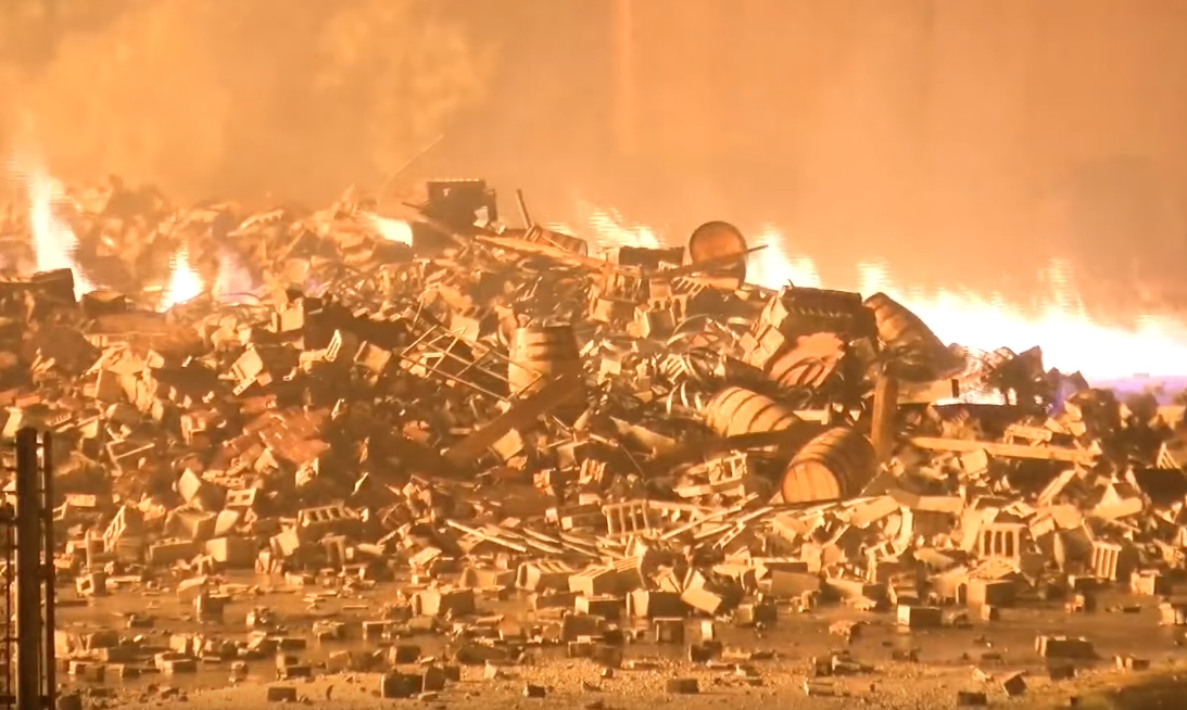 Jim Beam Warehouses Burn Down Destroying 45,000 Barrels Of Bourbon ...