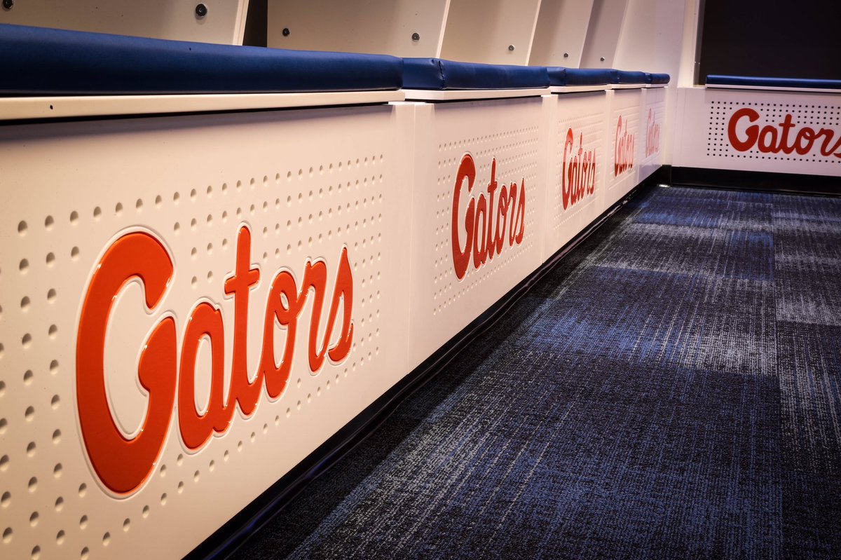 The Florida Gators Unveiled Their New $1.5 Million Football Locker Room ...