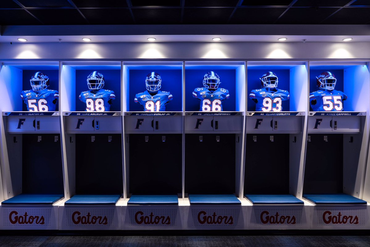 The Florida Gators Unveiled Their New $1.5 Million Football Locker Room ...
