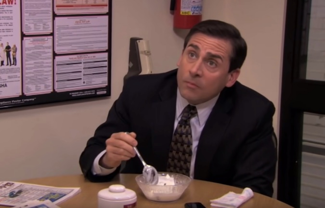 Glorious Tribute To Michael Scott's Ridiculous Love Of Food On 'The ...
