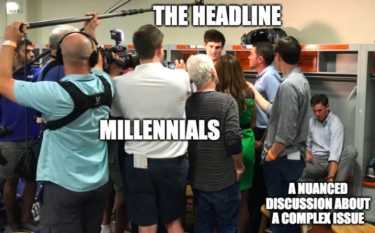 Let's See How Many Jokes We Can Make About This Photo Of Reporters ...