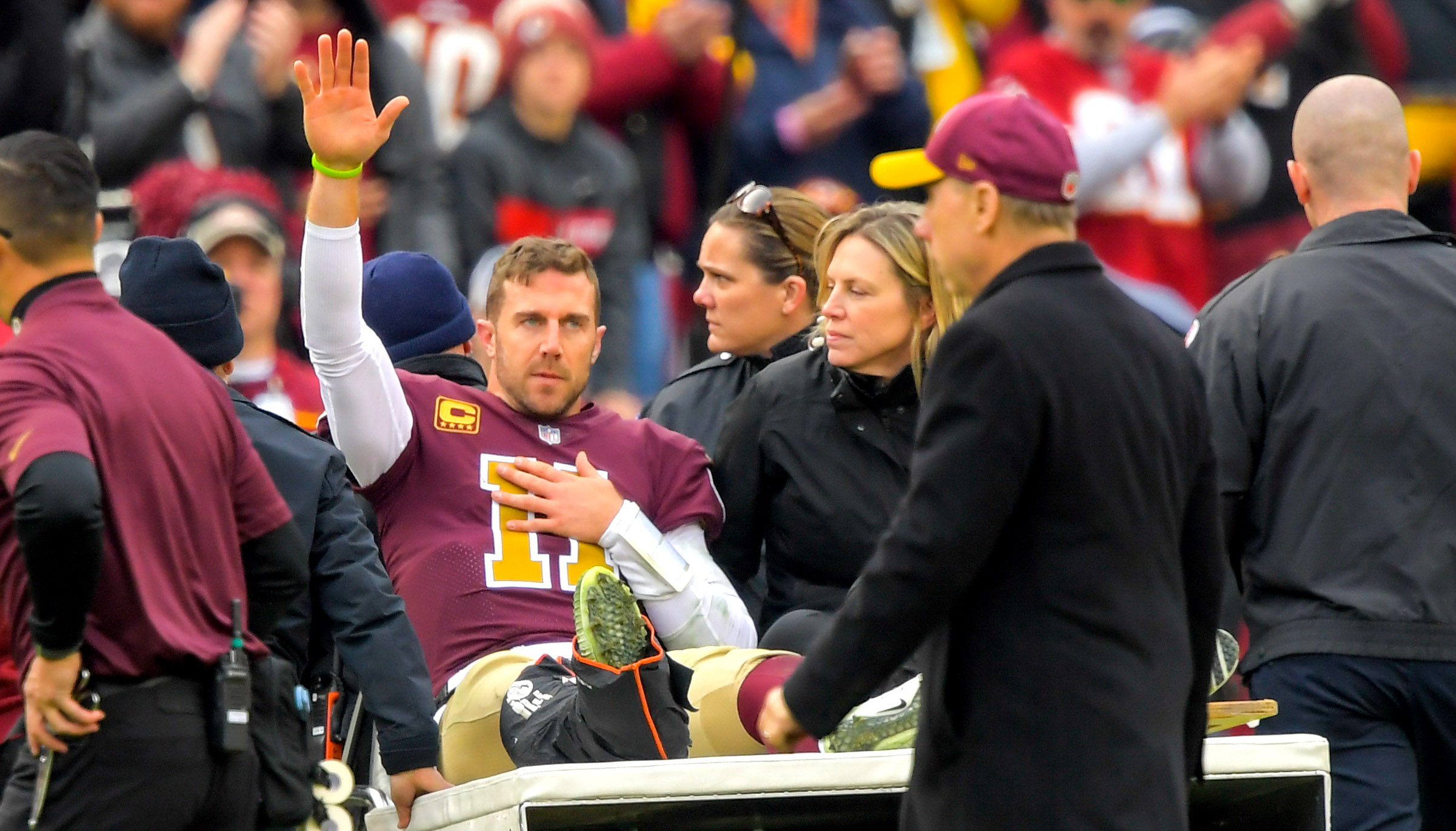 Alex Smith Made An Appearance On The Field Before Monday's Game, But It ...