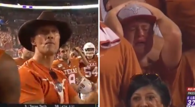 Matthew McConaughey Cursing On The Sideline And Texas Kid Crying In The ...