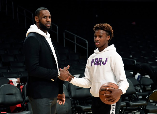 This New Bronny James Jr. Highlight Reel Is Absolutely Absurd ...
