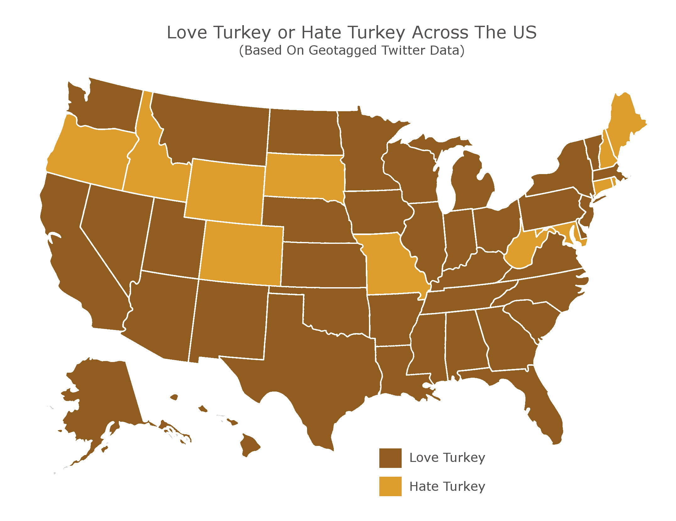 Map Shows The Most Hated Thanksgiving Food In Each State And We May ...