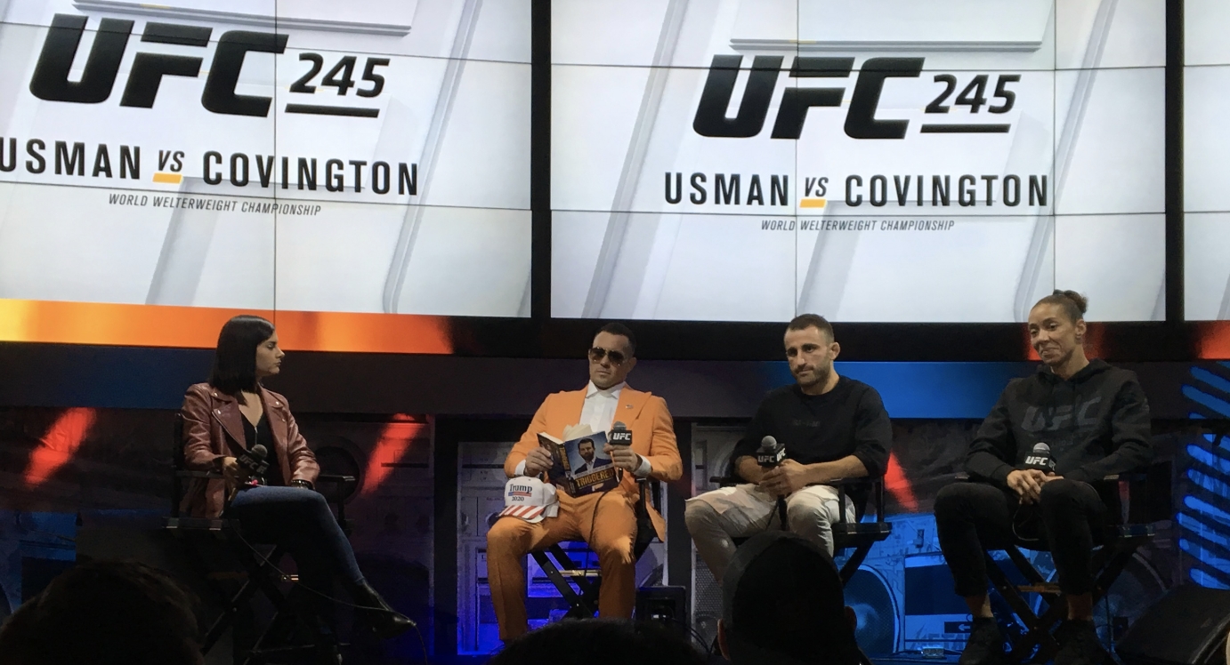 UFC 245 Headliners, Champions, And Challengers Kick off Fight Week ...