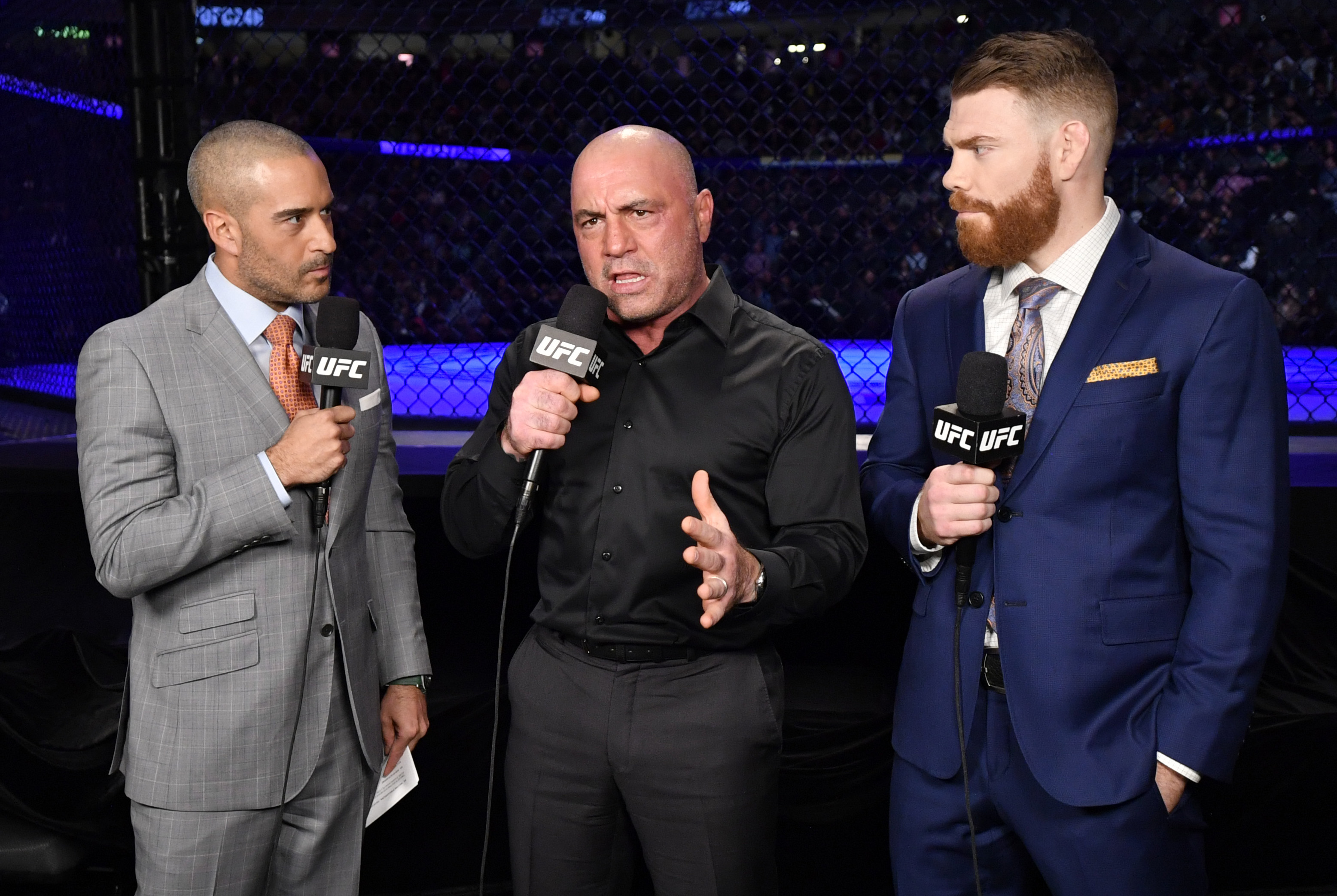 The UFC Broadcast Team Ignores Baker Mayfield While Shouting Out Myles ...